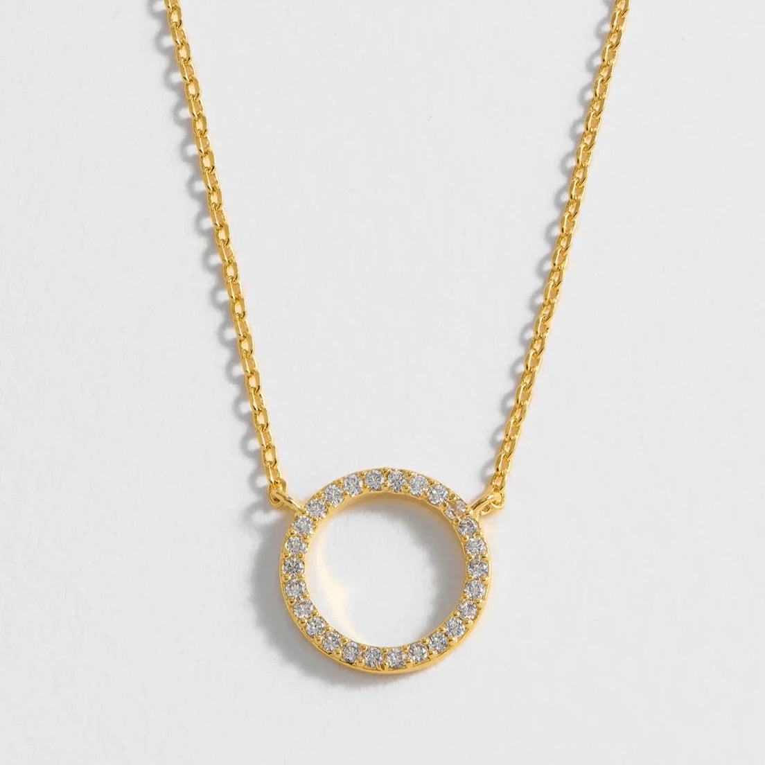 Estella Bartlett - Gold Circle Charm Necklace - Gold – Janet Bell ...