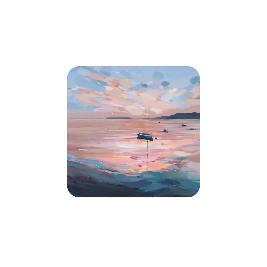 Beaumaris Sunrise Coaster by Janet Bell – Janet Bell Gallery ...