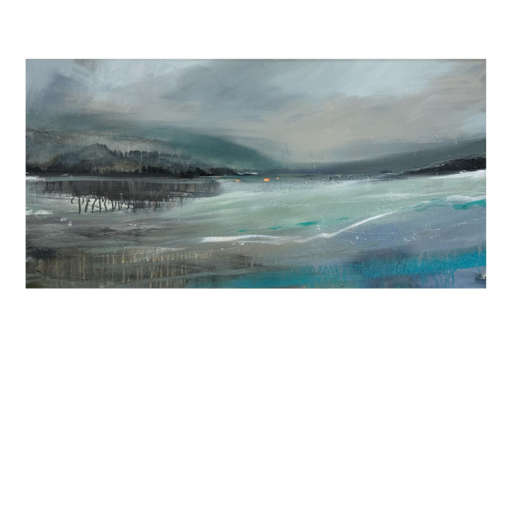 Tree Reflections - Original Acrylic by Janet Bell – Janet Bell Gallery ...