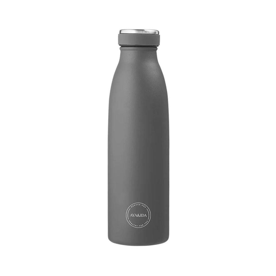 AYA&IDA Drinking Bottle 500ml - Dark Grey – Janet Bell Gallery ...