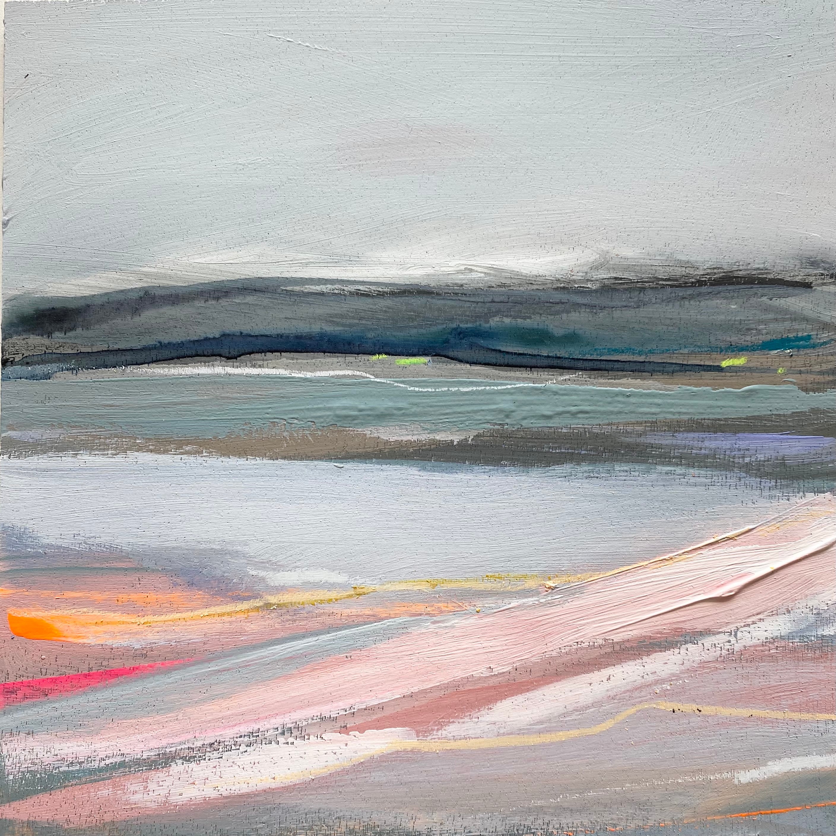 Purple sands - Original Painting by Janet Bell – Janet Bell Gallery ...