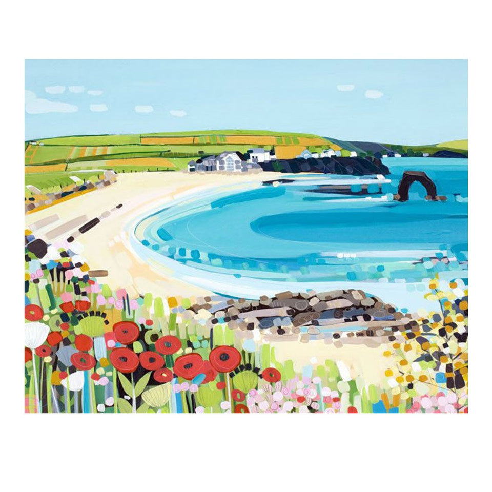 Thurlestone Beach by Janet Bell – Janet Bell Gallery & Lifestyle Store