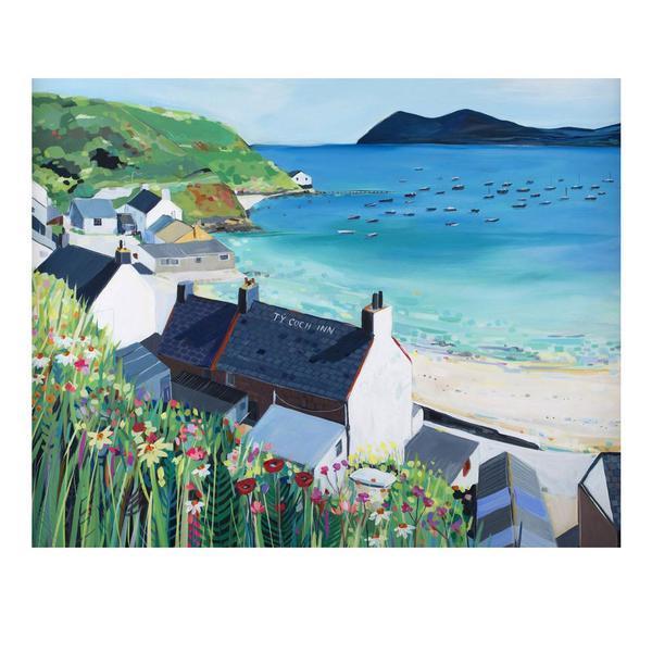 Ty Coch Inn canvas by Janet Bell – Janet Bell Gallery & Lifestyle Store