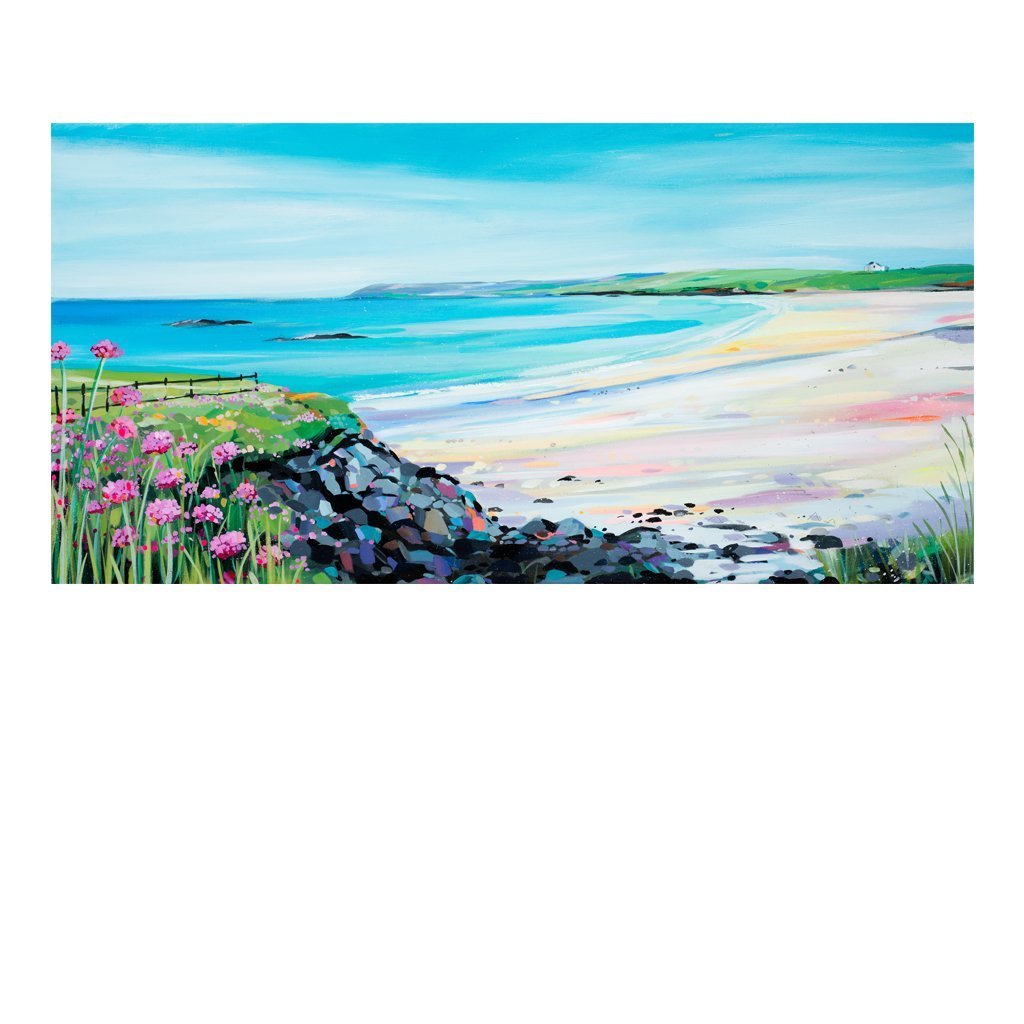 White House, Sandy Beach Canvas by Janet Bell – Janet Bell Gallery ...