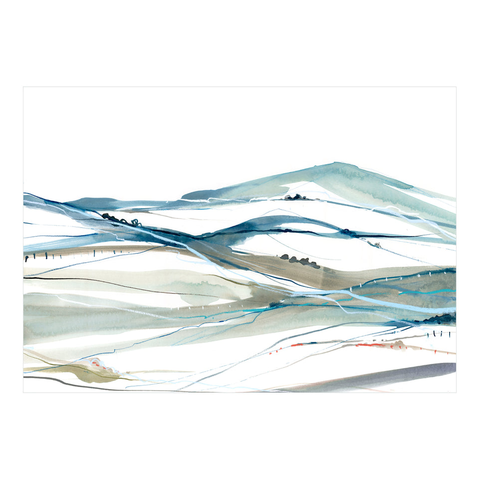 Pools Print on Paper by Janet Bell – Janet Bell Gallery & Lifestyle Store