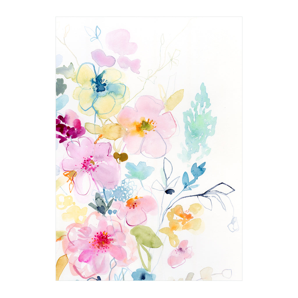 Summer Garden Print on Paper by Janet Bell – Janet Bell Gallery ...